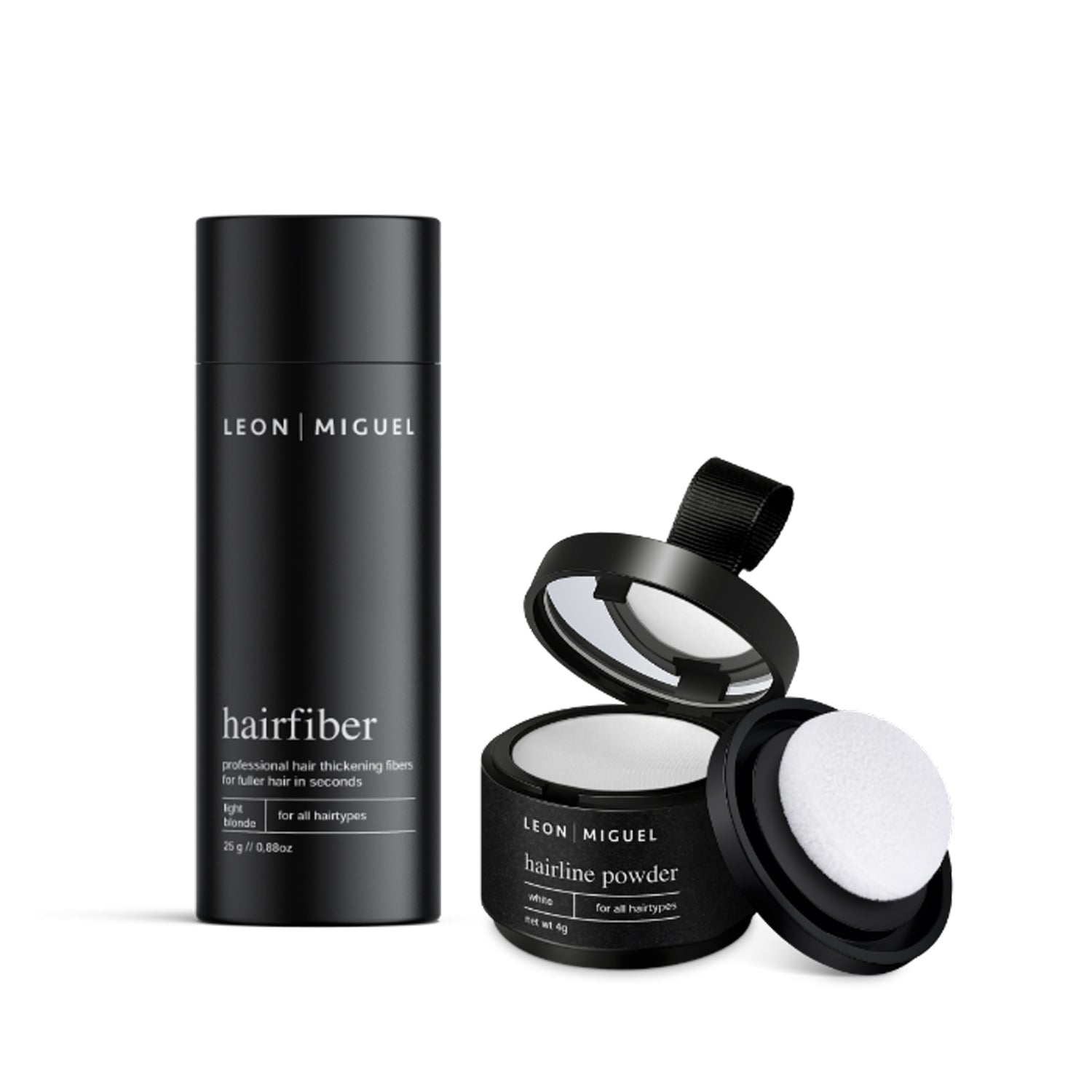 Leon Miguel Hairfiber & Hairline Powder bundle - LEON MIGUEL